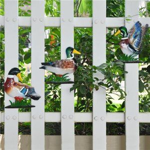 Accents | Metal Wall Art Decor Duck Wall Decor Outdoor Hanging Decor ...